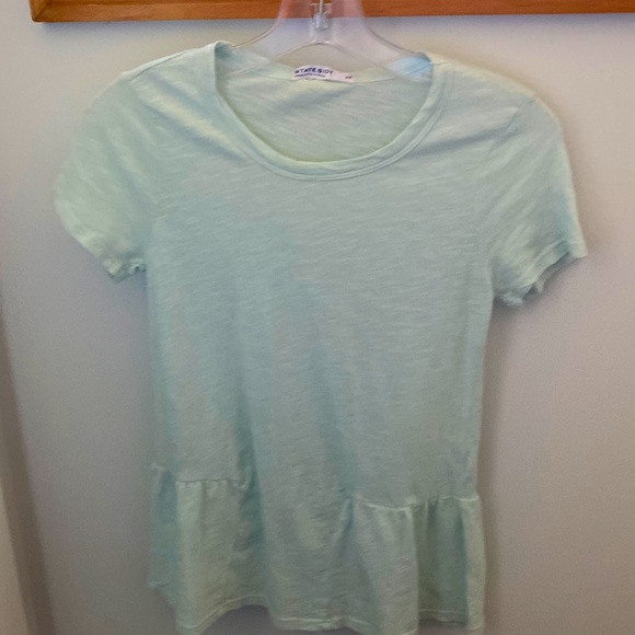 Stateside | Tops | Stateside Adorable Cotton Mint Color Top Made In Usa ...
